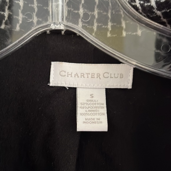 Charter Club | Jackets & Coats | Vintage Womens Charter Club Black And ...